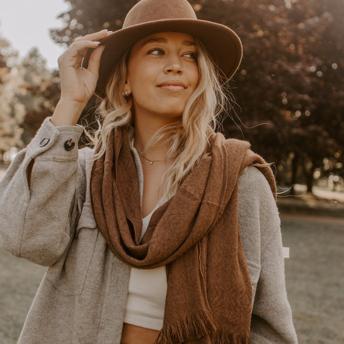 Alpaca boho scarf – Art Andina